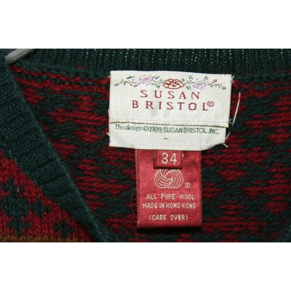 Susan Bristol | Sweaters | Vintage Susan Bristol Knit Wool Pull Over ...